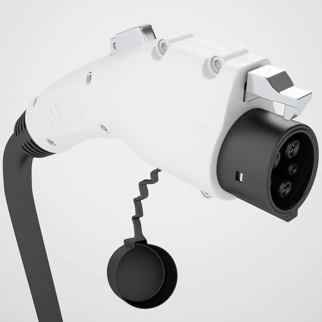 3D Ev Charging Plug Model - TurboSquid 1710020