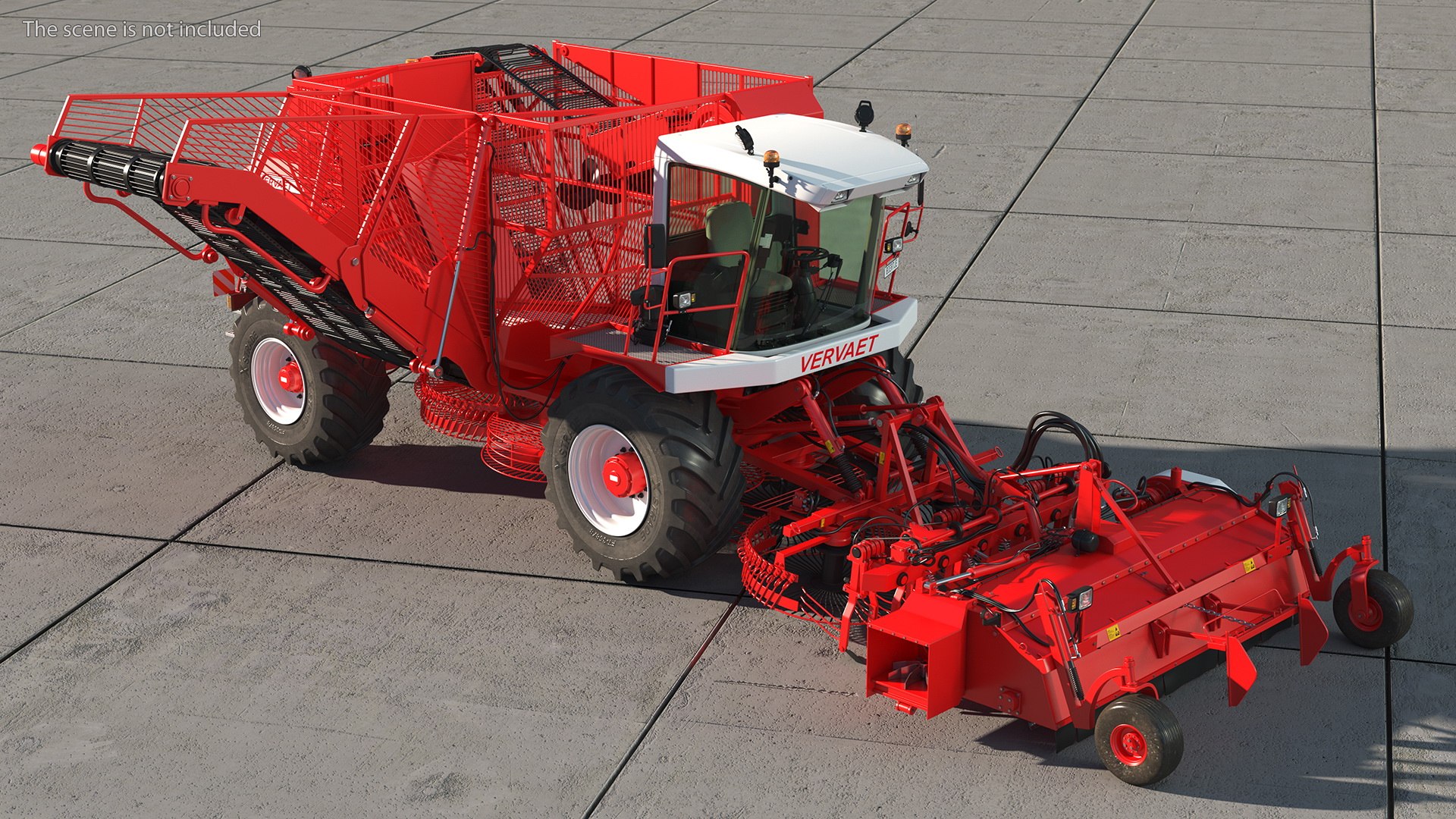 3D Vervaet 17T Self Propelled Beet Harvester model - TurboSquid 1871219