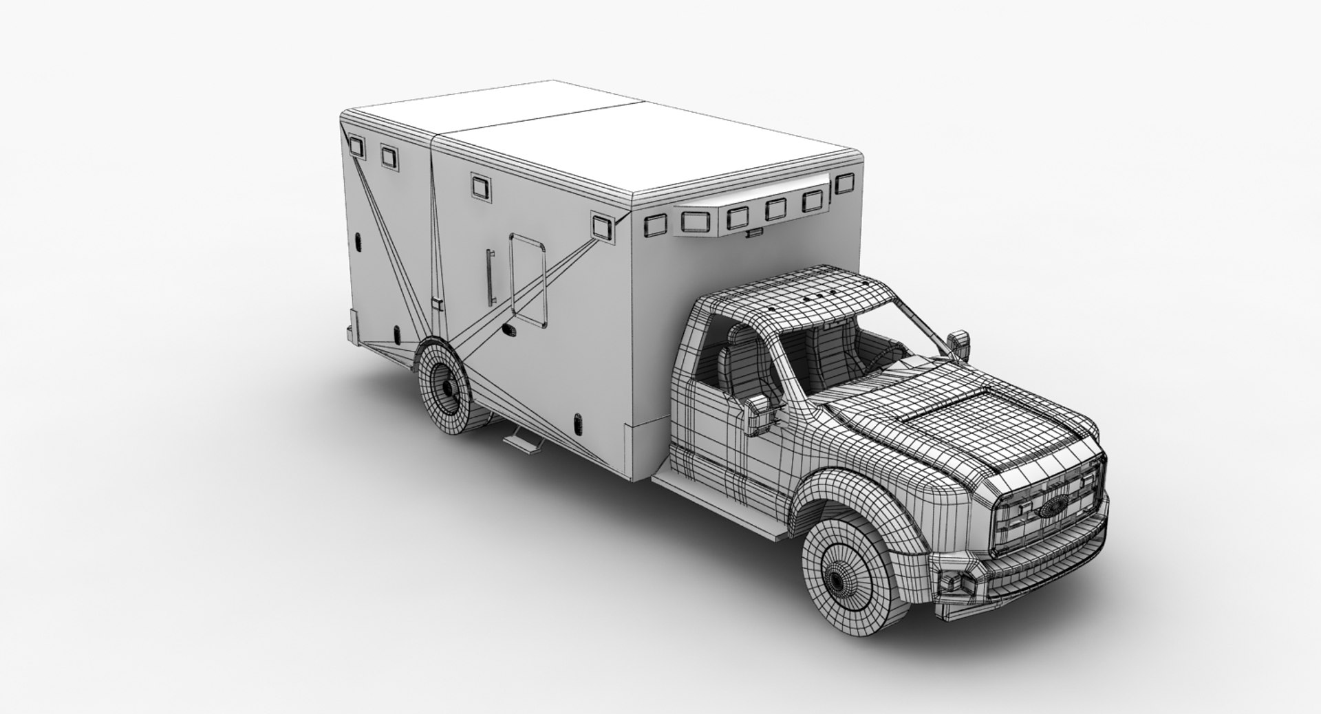 Ambulance f-550 3D model - TurboSquid 1301662