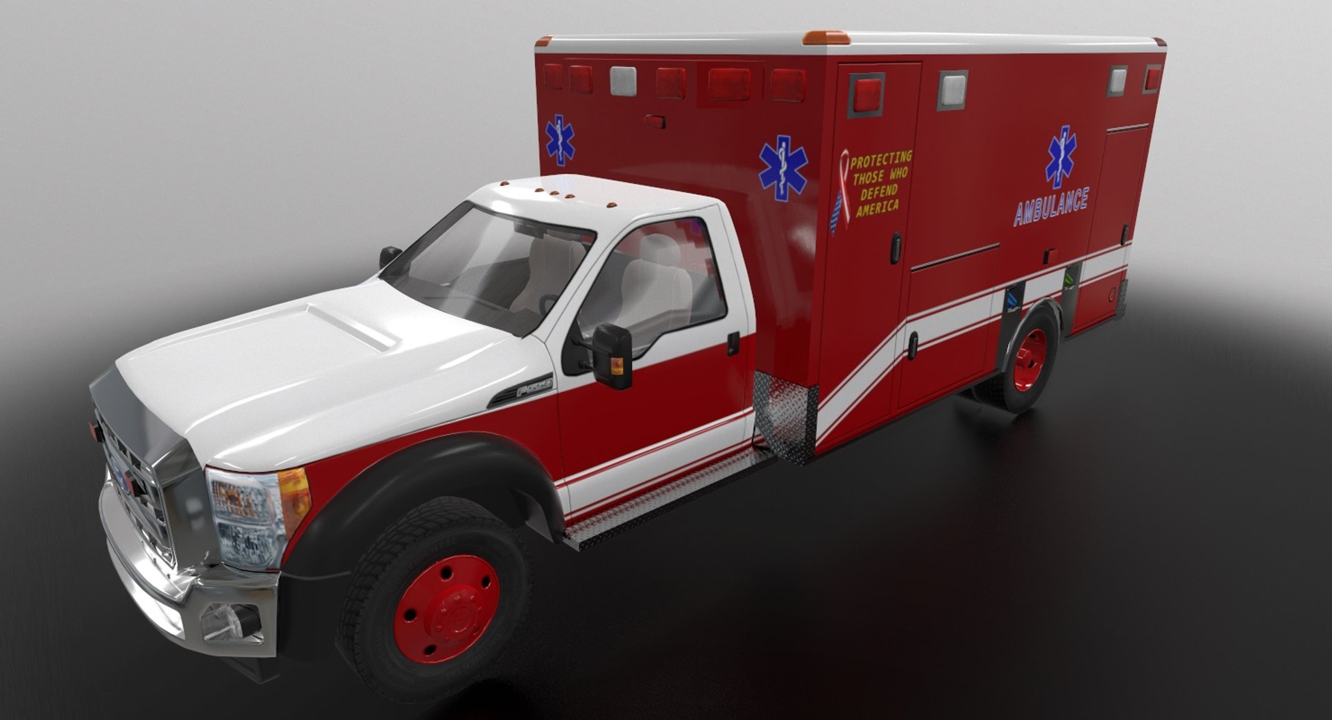 Ambulance f-550 3D model - TurboSquid 1301662