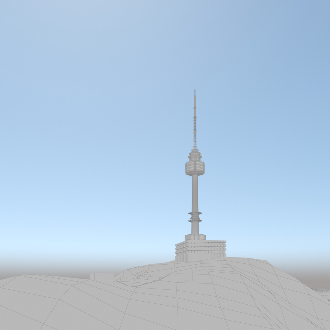 3D Namsan Tower Seoul and Environment model - TurboSquid 1786676