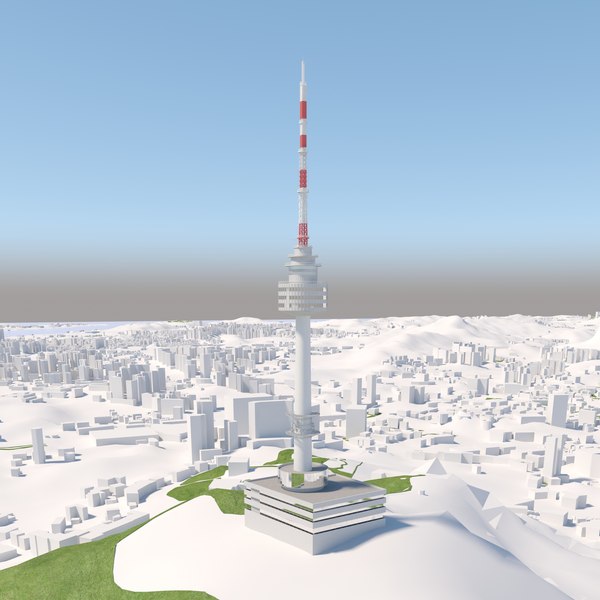3D Namsan Tower Seoul and Environment model - TurboSquid 1786676