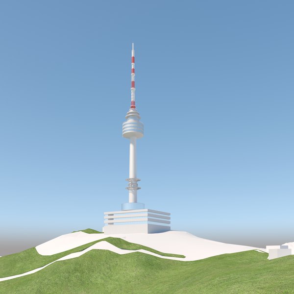 남산타워 서울과 환경 3D 모델 - TurboSquid 1786676
