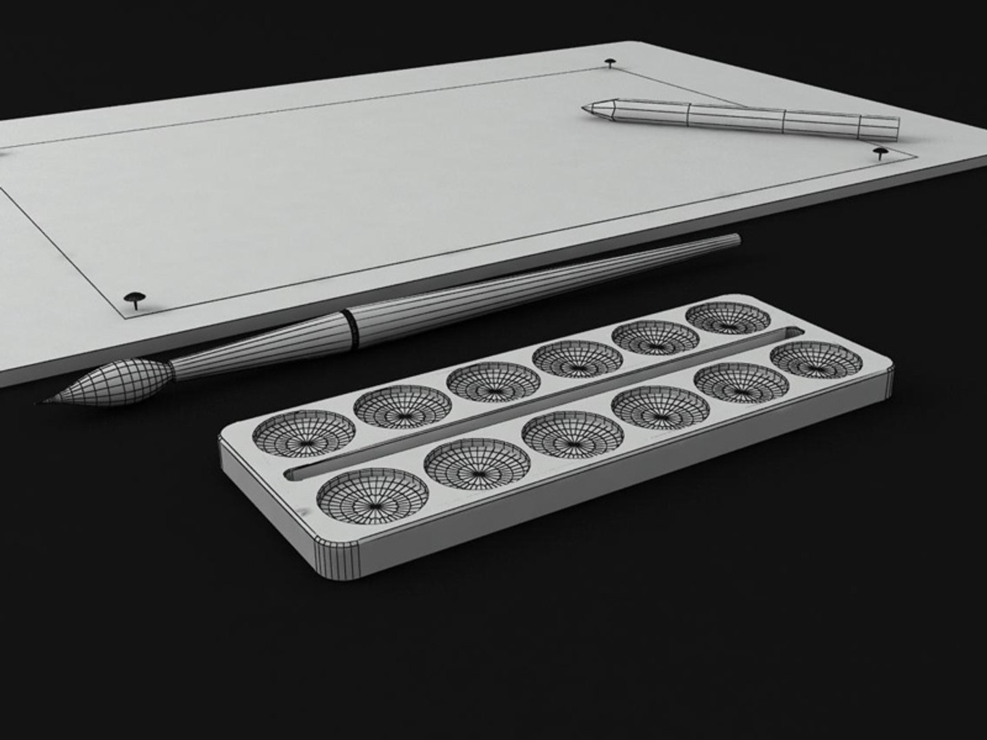 3d Drawing Complect Model