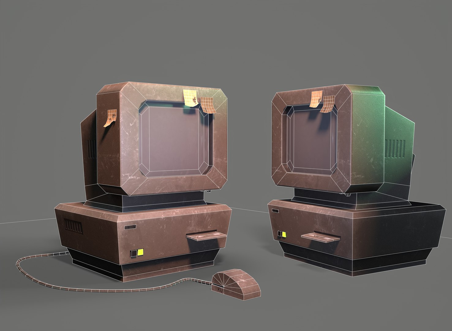3D Old Computer Model - TurboSquid 2143068