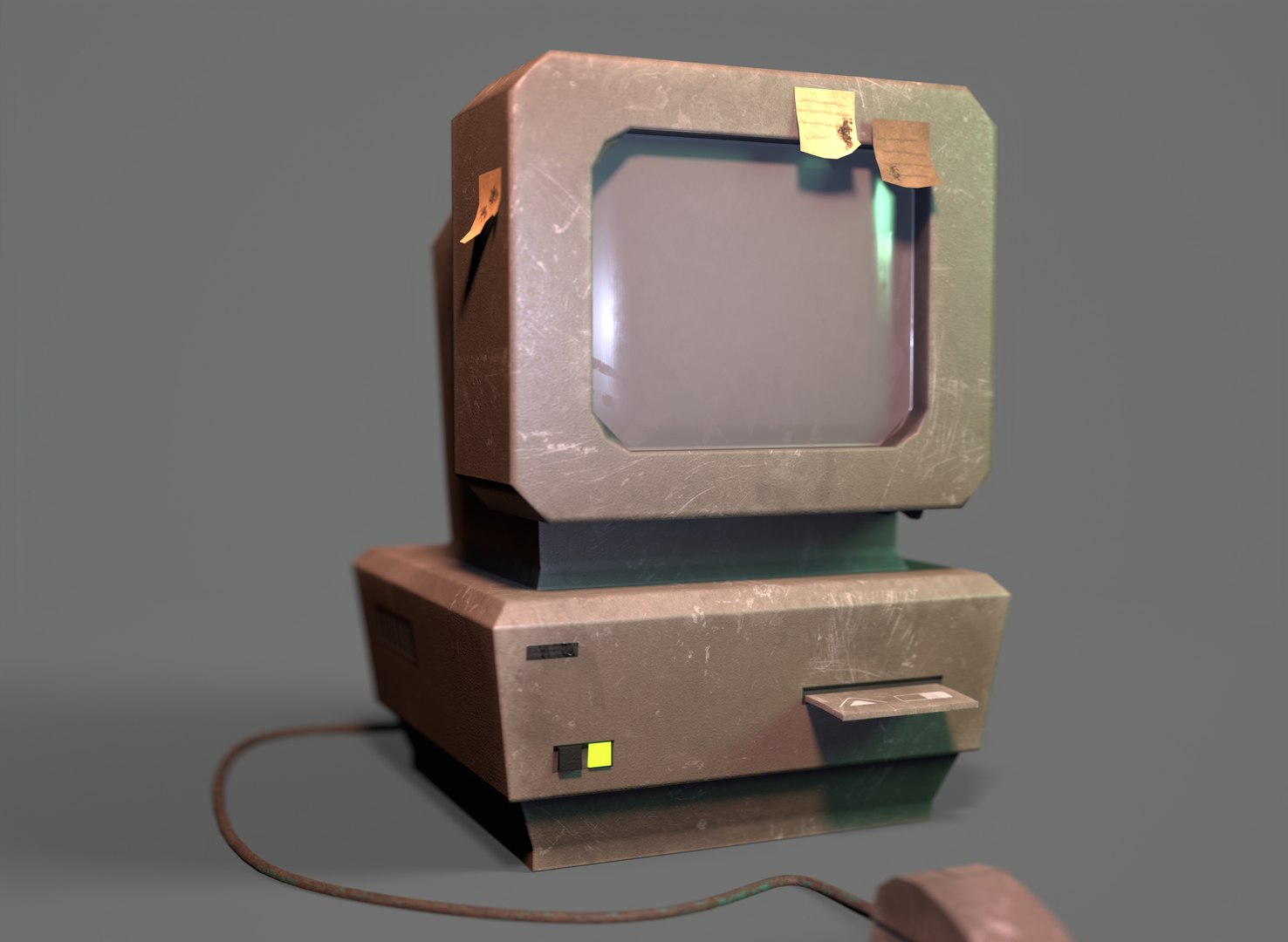 3D Old Computer Model - TurboSquid 2143068