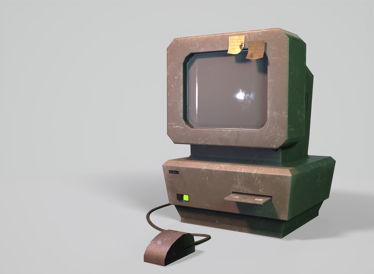 3D Old Computer Model - TurboSquid 2143068