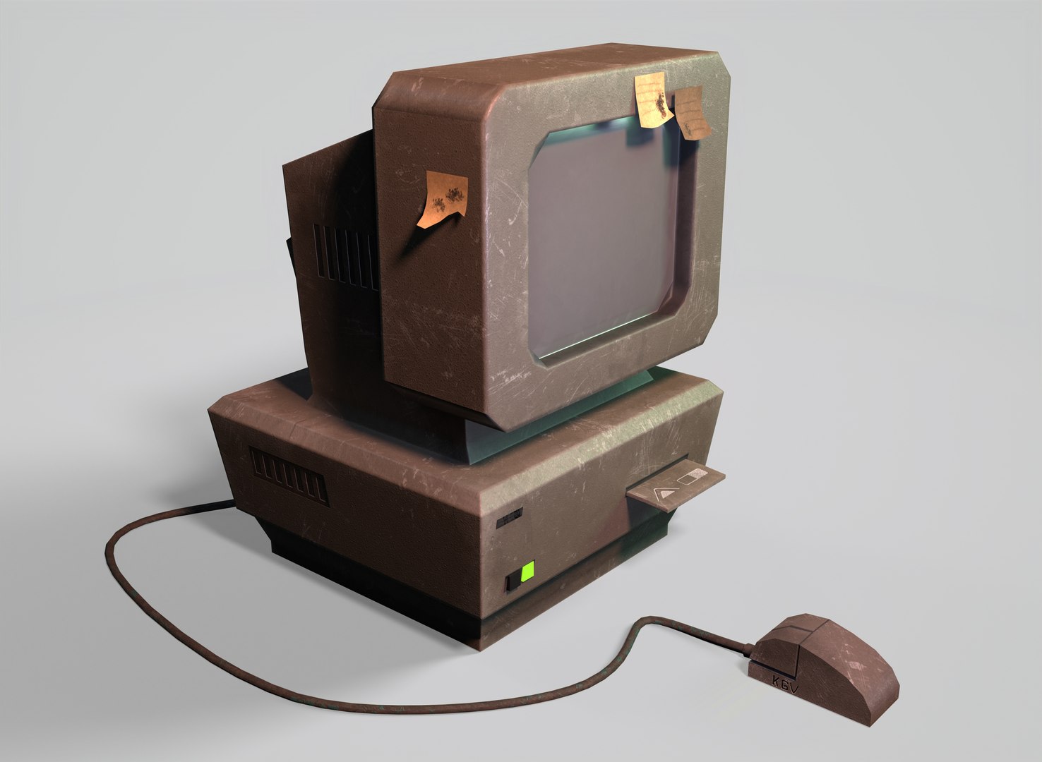 3D Old Computer Model - TurboSquid 2143068