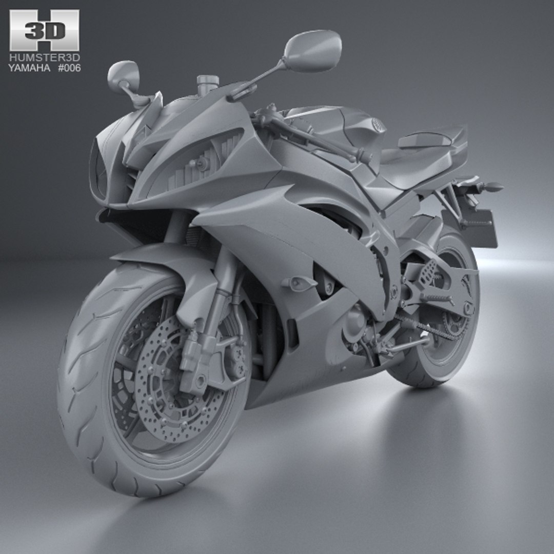 3D yamaha yzf-r6 yzf - TurboSquid 1263130