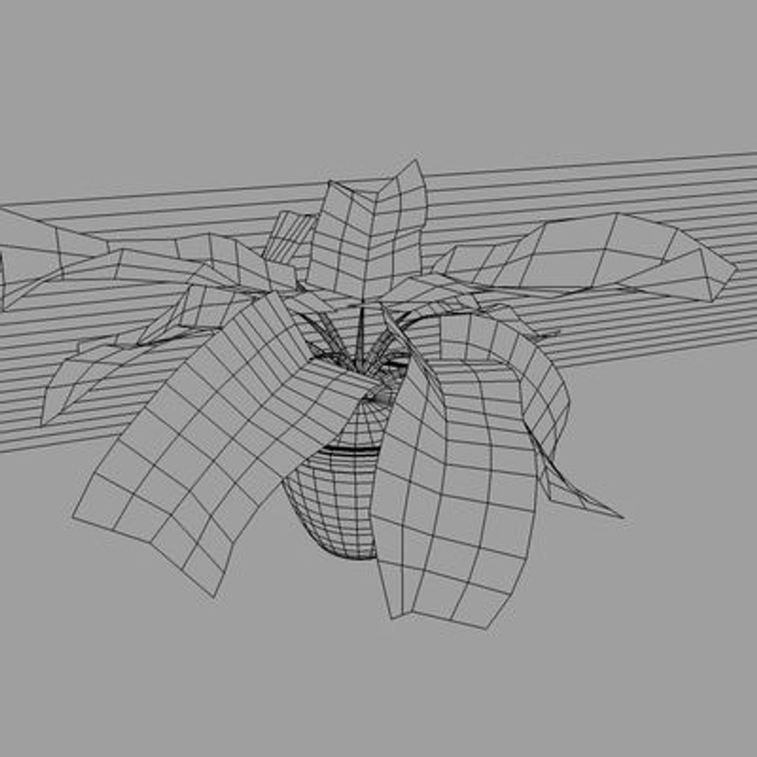 Green Leaf Plant 3d Obj