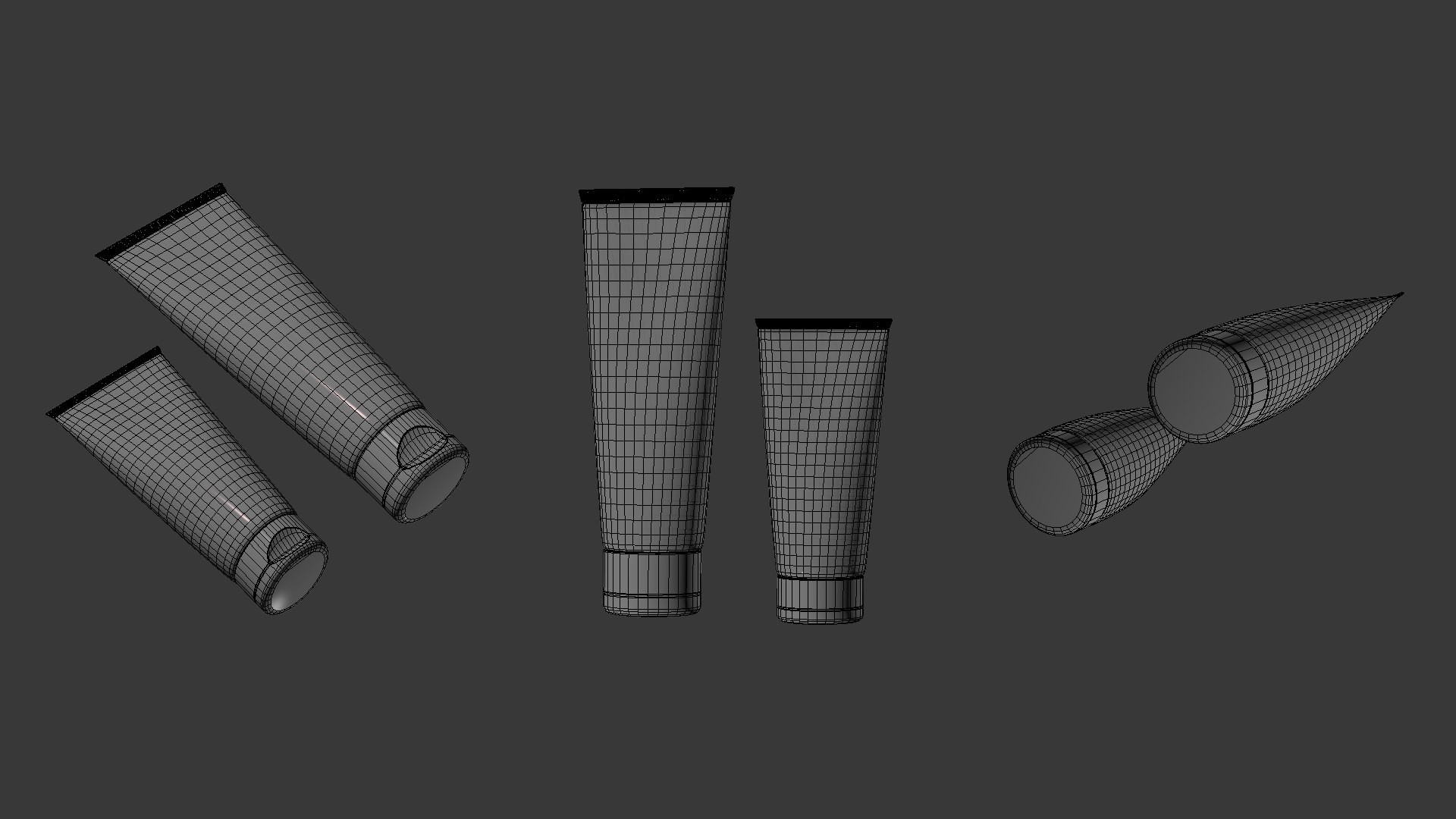 3D Cream Tube Model - TurboSquid 1530014