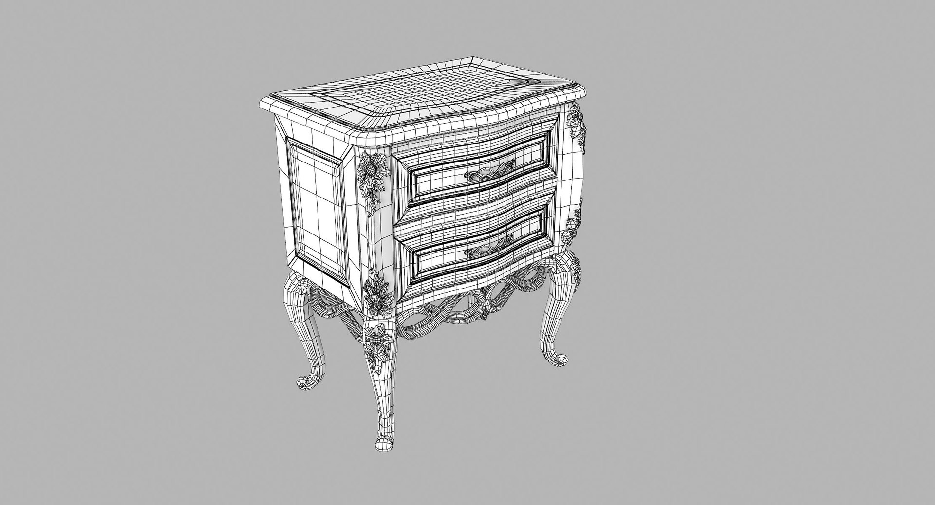 3D 9004 Signorini Coco Nightstand Model - TurboSquid 1286829