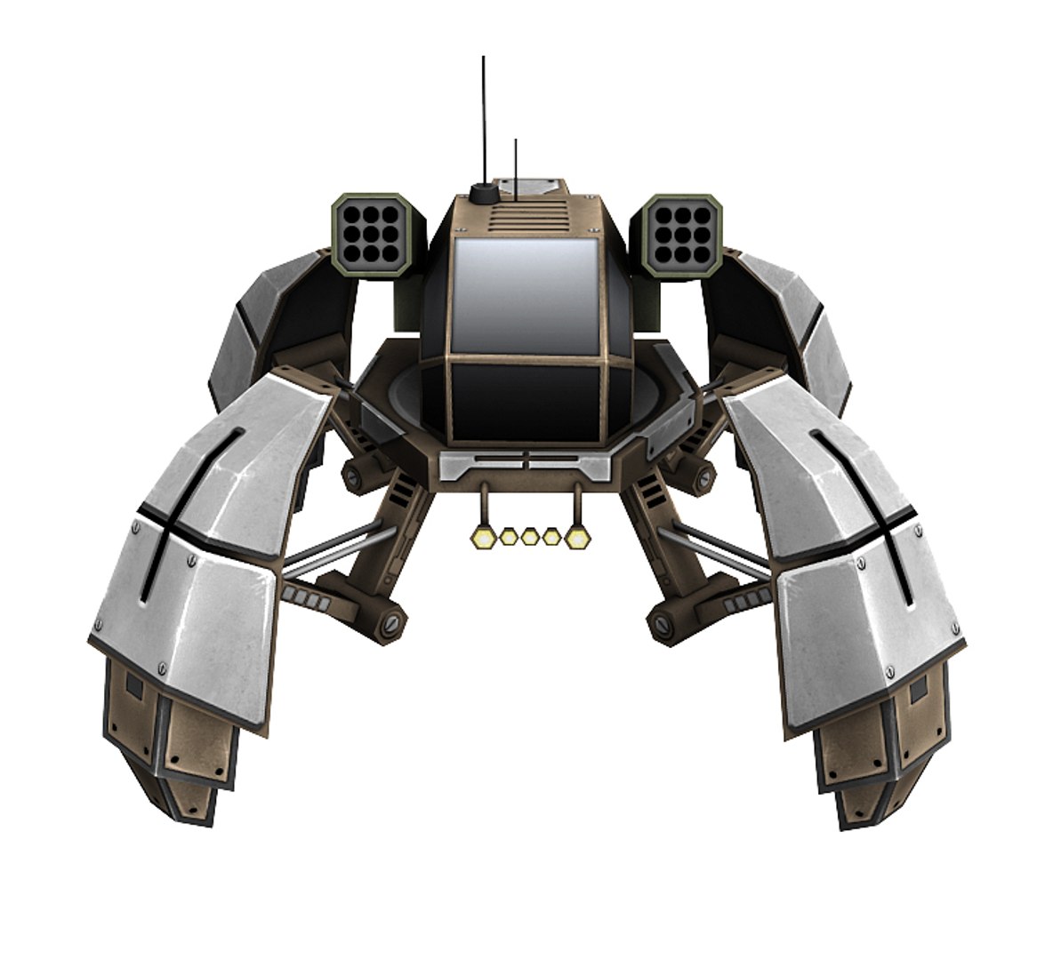 Rocket Mech 3d Model