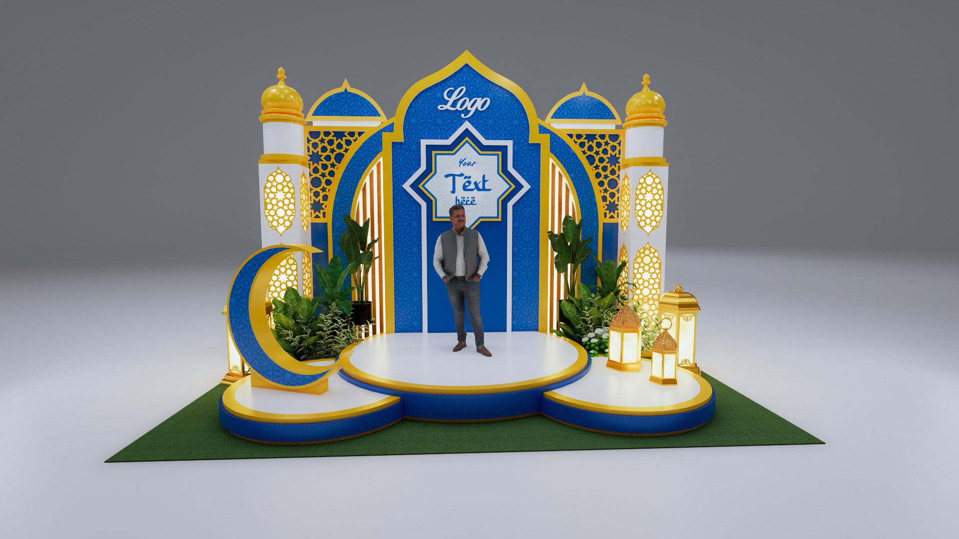 Islamic Booth180725 3D Model - TurboSquid 2435575