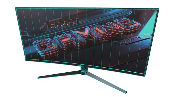 modelo 3d Asus Tuff Gaming Monitor Modelo 3D VR Low-poly Modelo 3D ...