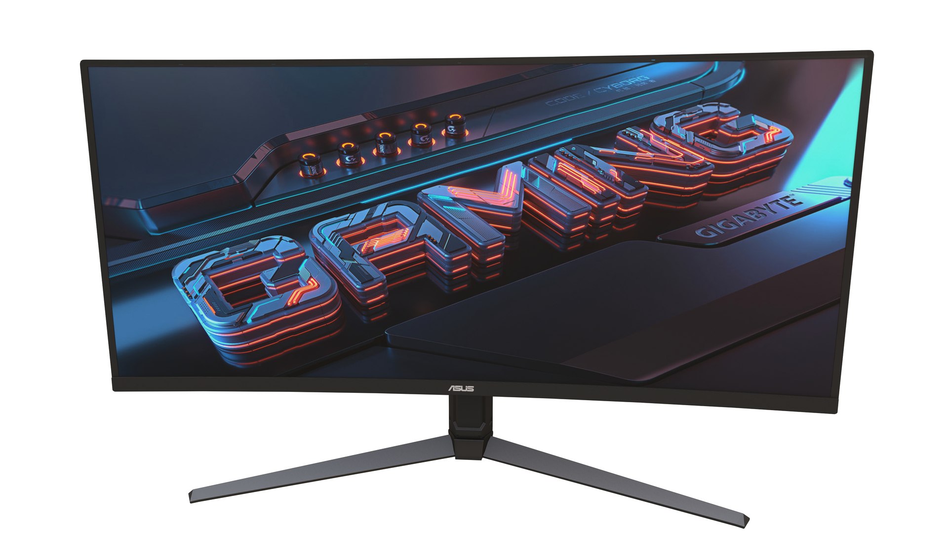 3D Asus Tuff Gaming Monitor 3D Model VR Low-poly 3D Model Model ...