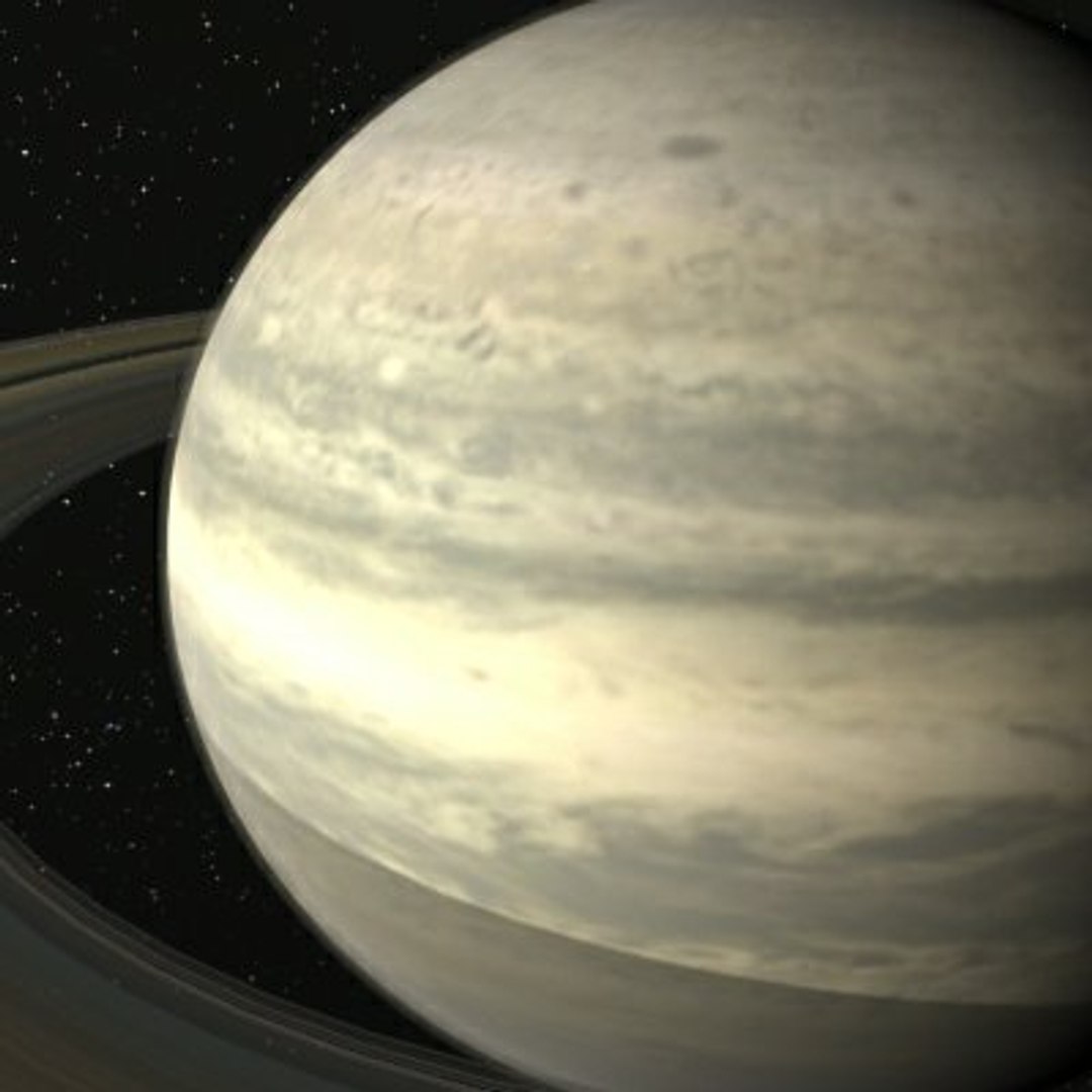 Saturn Globe Planet 3d Model