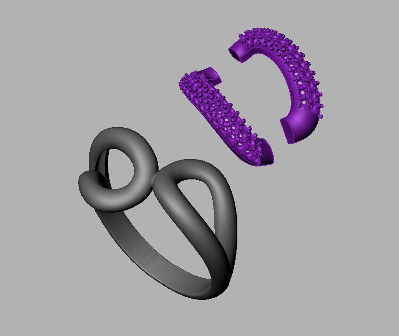Print Silver Gems 3d Model