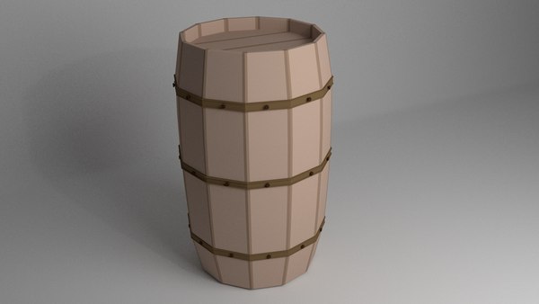 3D barrel container model - TurboSquid 1334098