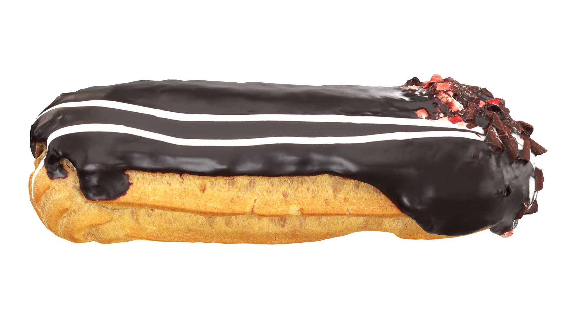 Chocolate Eclair 3D Model - TurboSquid 2380526