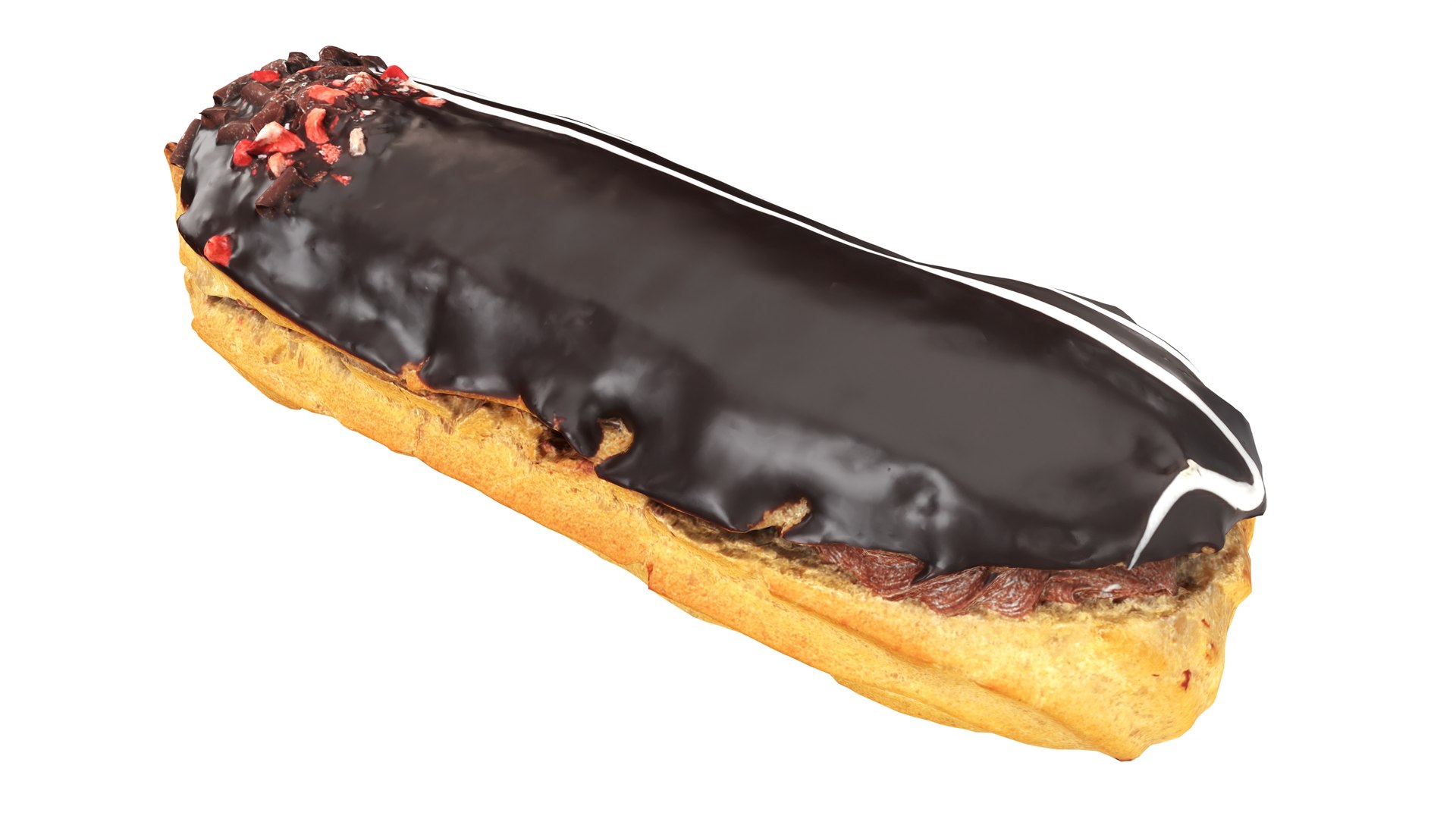 Chocolate Eclair 3D Model - TurboSquid 2380526