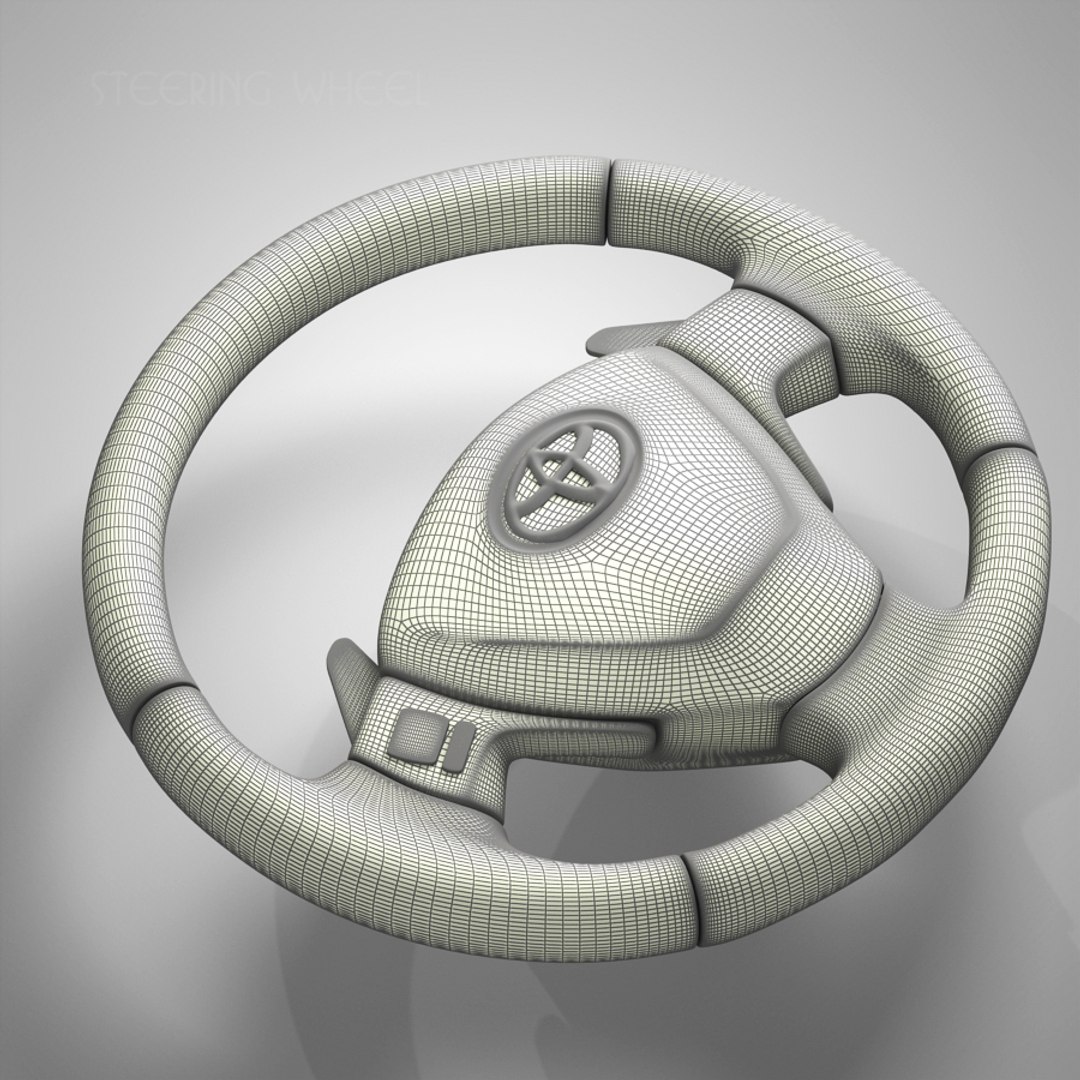 3d Steering Wheel Model