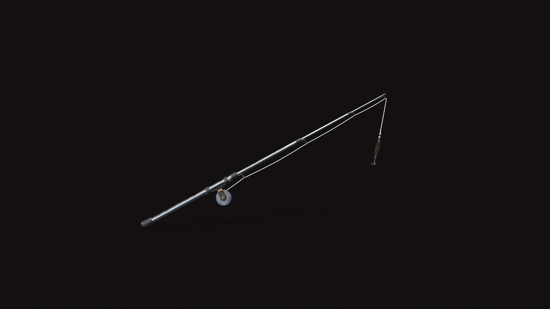 Medieval Fishing Rod 05 3D Model - TurboSquid 2326283