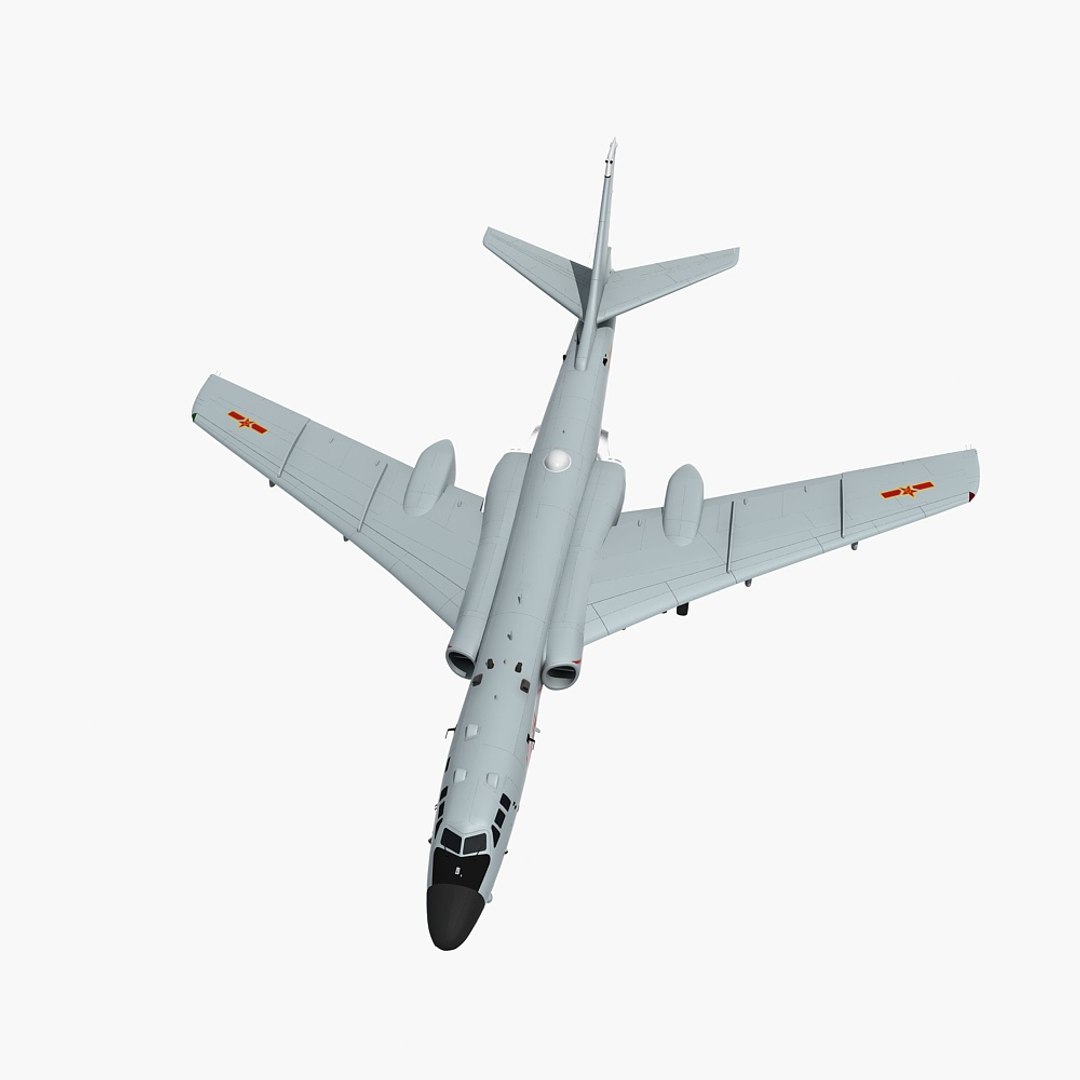 3D H-6k China Strategic Bomber Model - TurboSquid 1421080