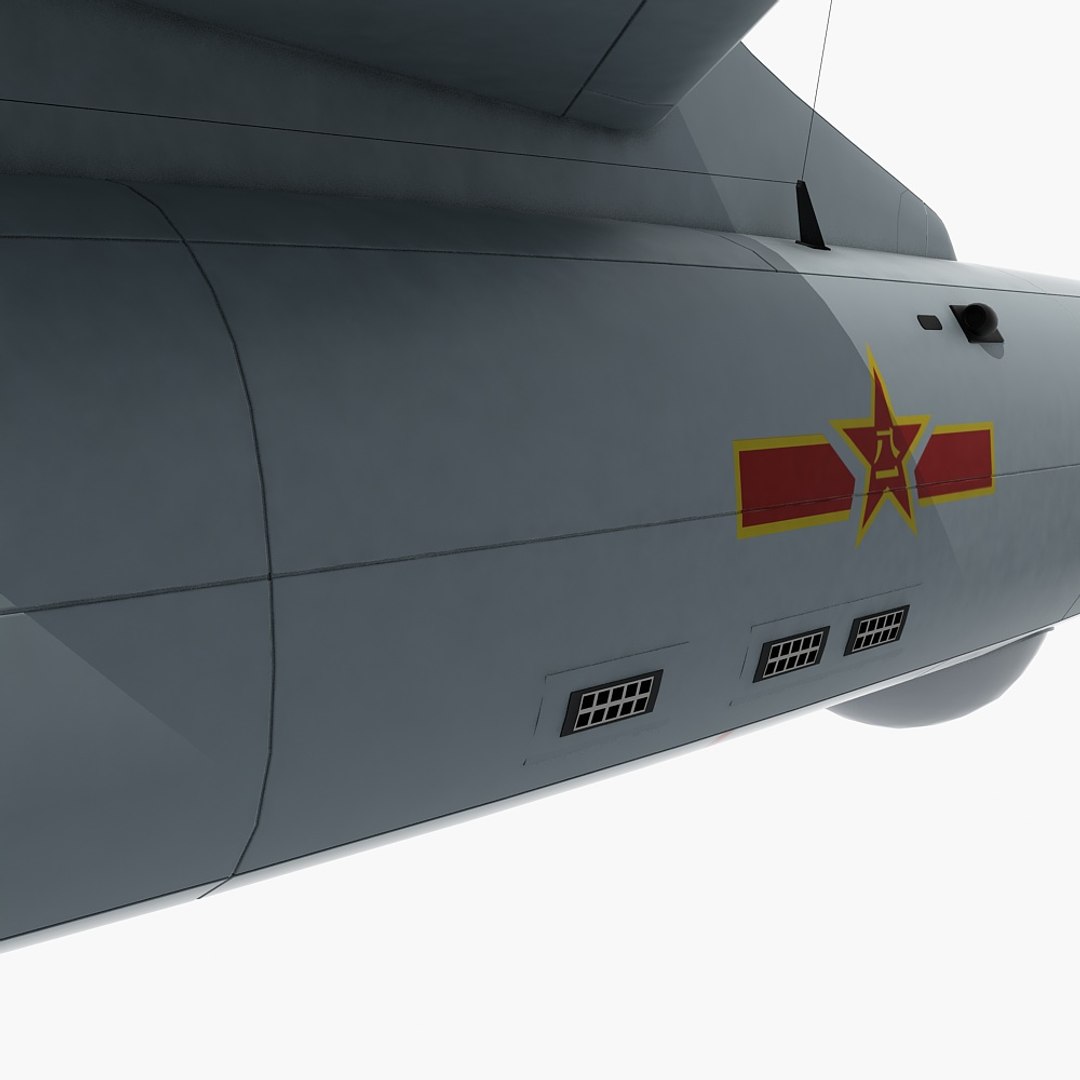 3D H-6k China Strategic Bomber Model - TurboSquid 1421080