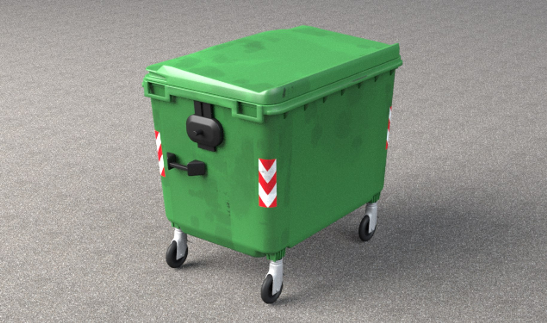 Garbage Bins 3d Model