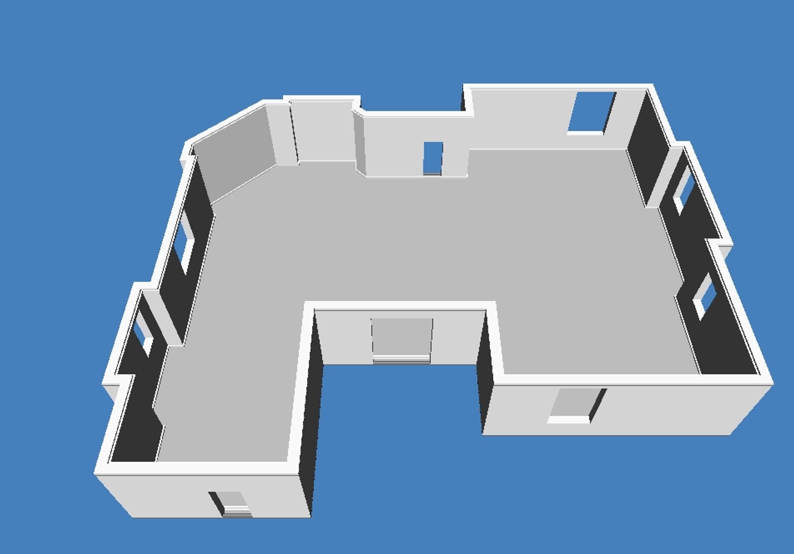 Free 3ds Model House Building