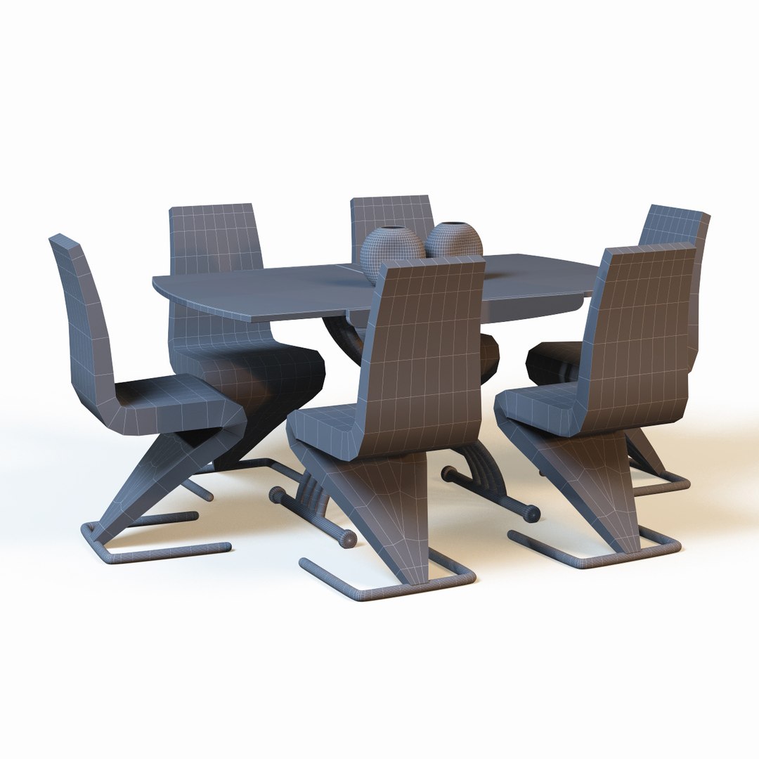 Dining Table 3d Max