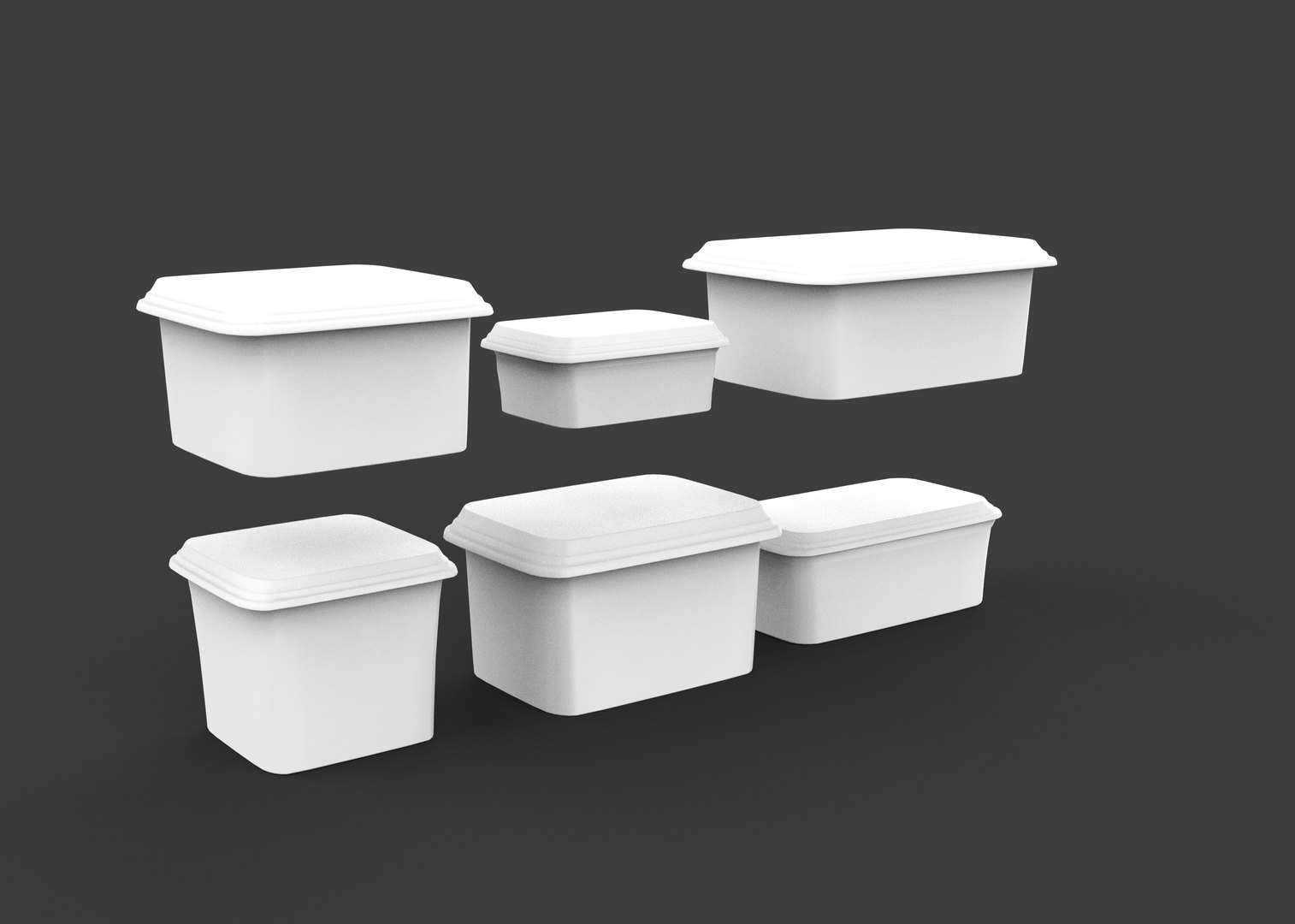 Plastic Food Storage 3D Model 3D Model - TurboSquid 2350894