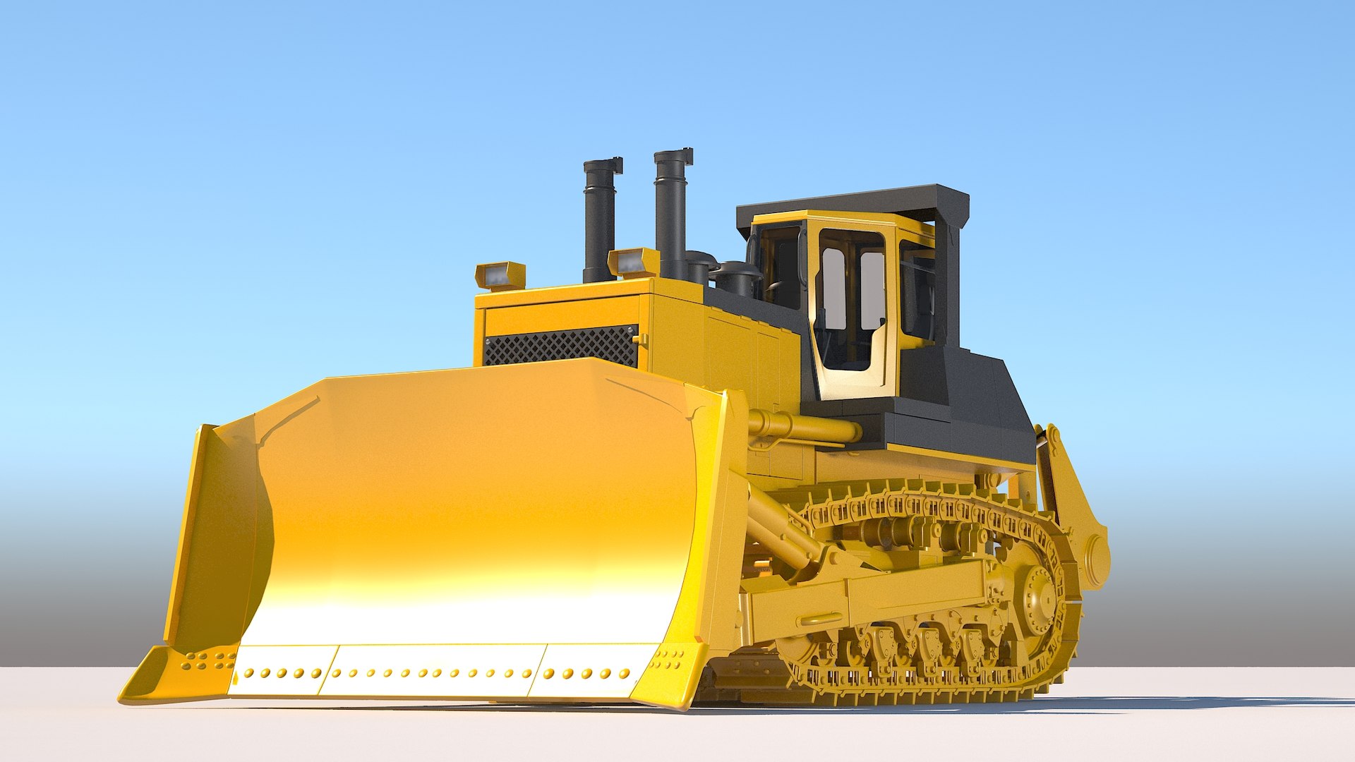 3D Model Bulldozer - TurboSquid 1966948