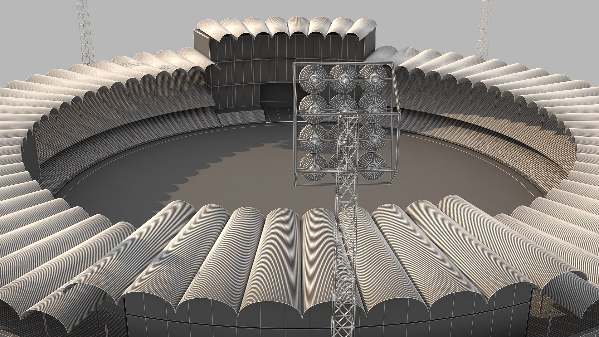 Cricket Qaddafi Stadium 3D Model - TurboSquid 1671990