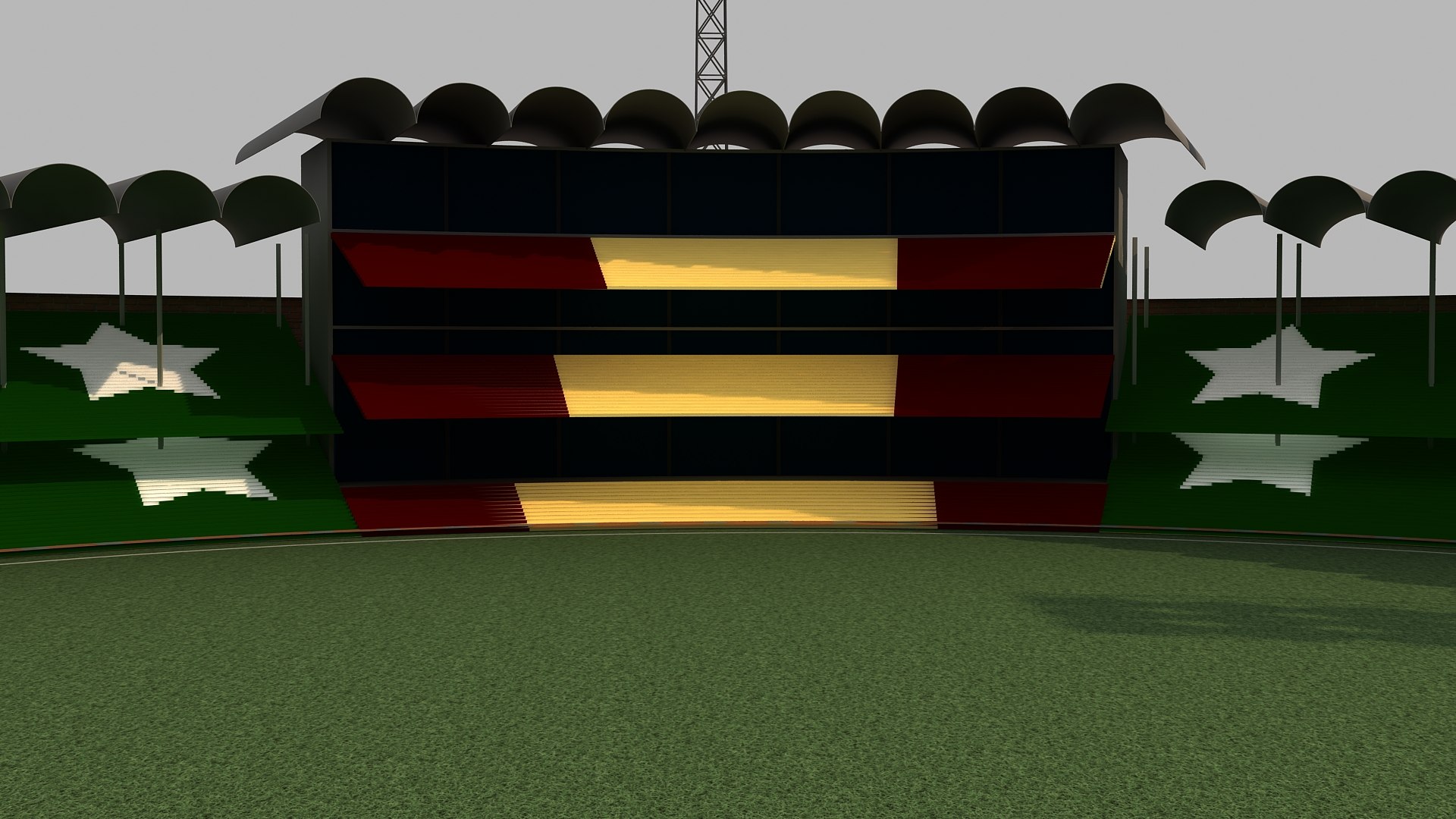Cricket Qaddafi Stadium 3D Model - TurboSquid 1671990