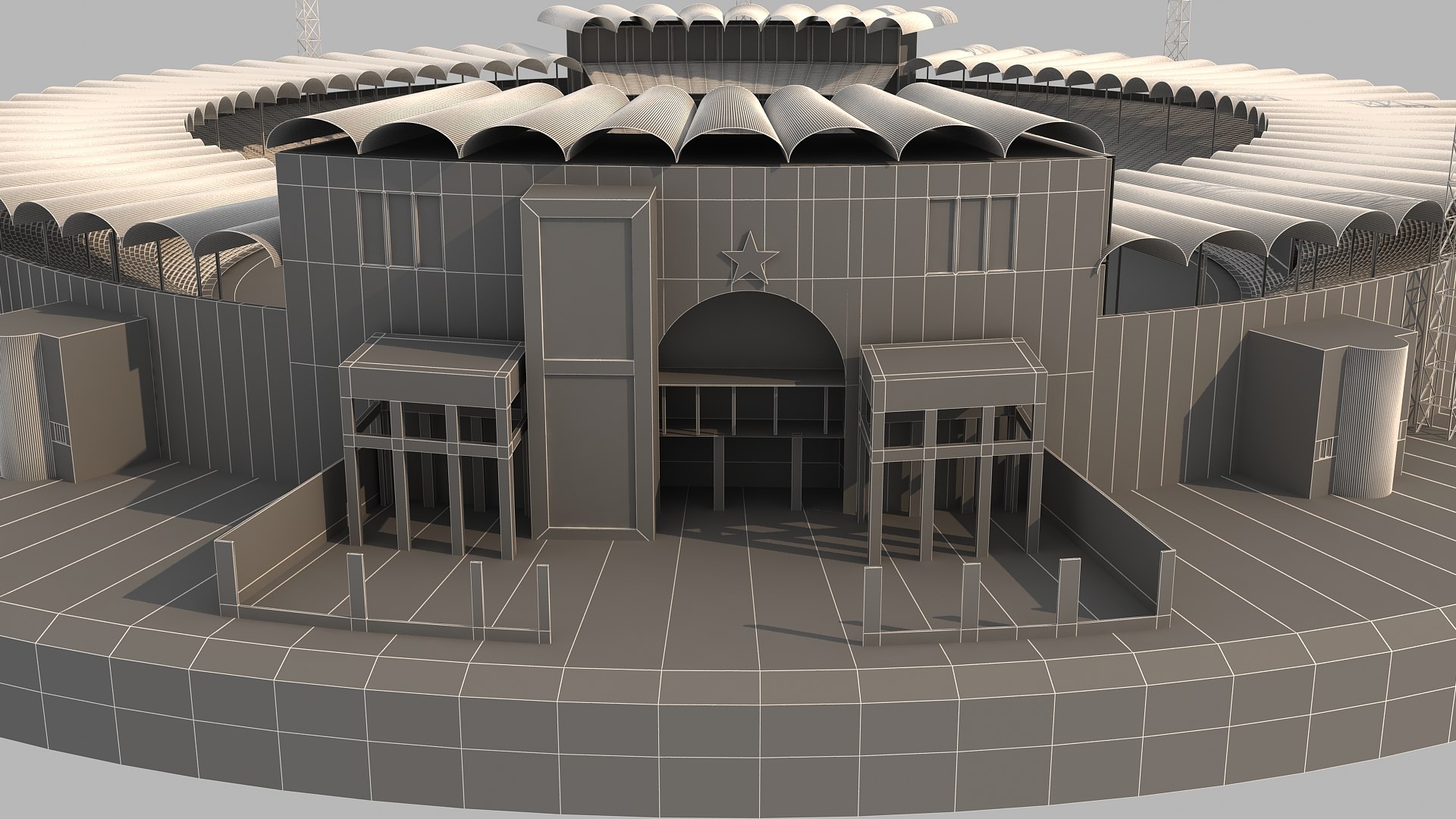 Cricket Qaddafi Stadium 3D Model - TurboSquid 1671990