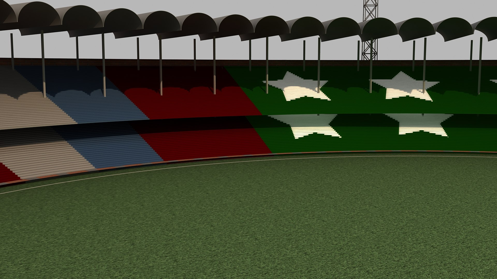 Cricket Qaddafi Stadium 3D Model - TurboSquid 1671990