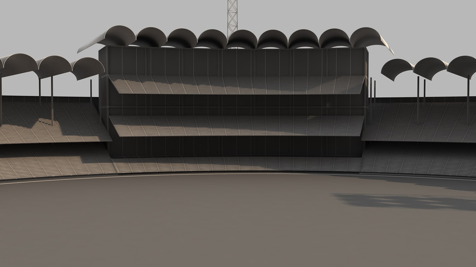 Cricket Qaddafi Stadium 3D Model - TurboSquid 1671990