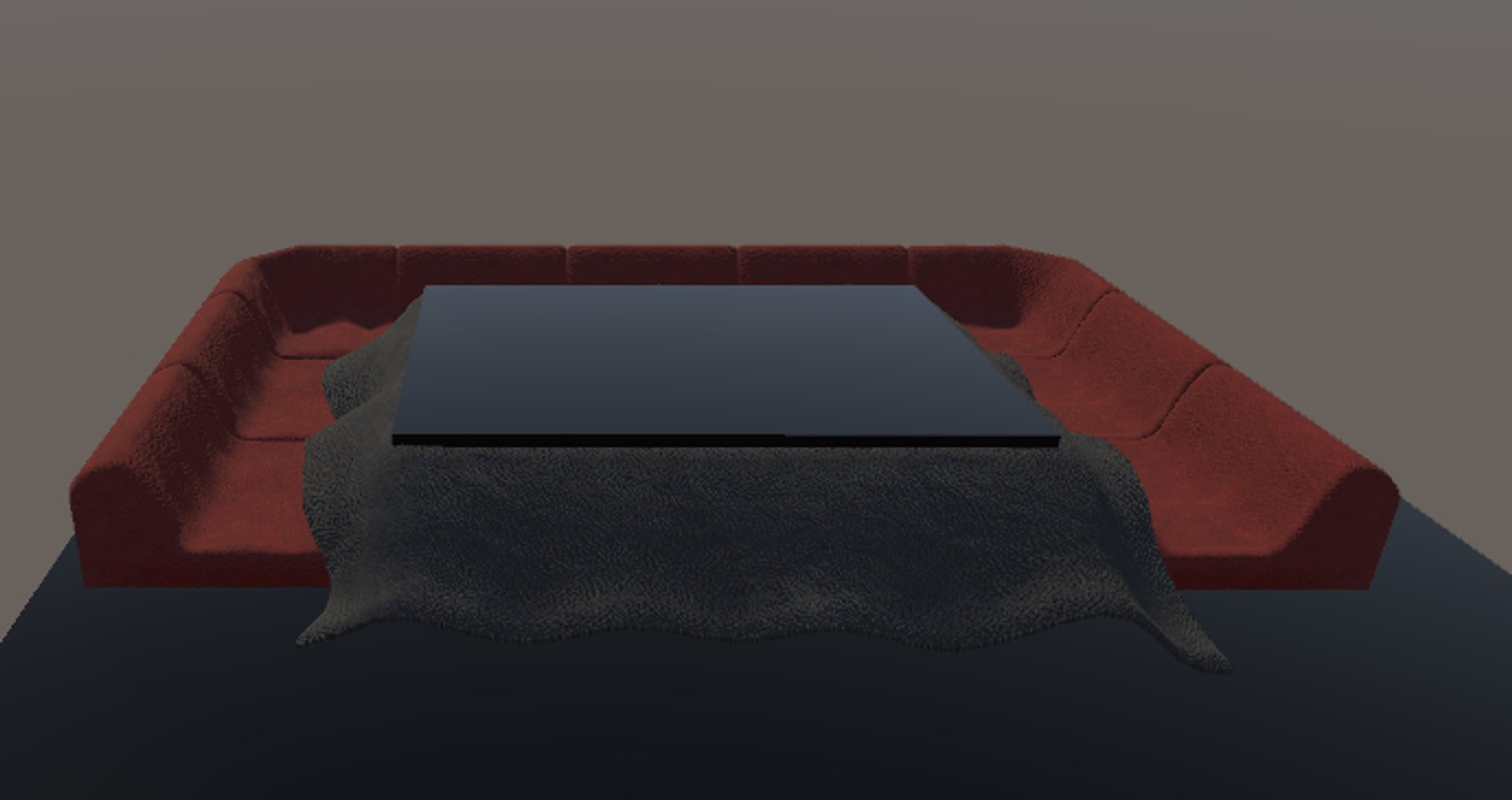 Kotatsu Japanese Table Model - TurboSquid 1486213
