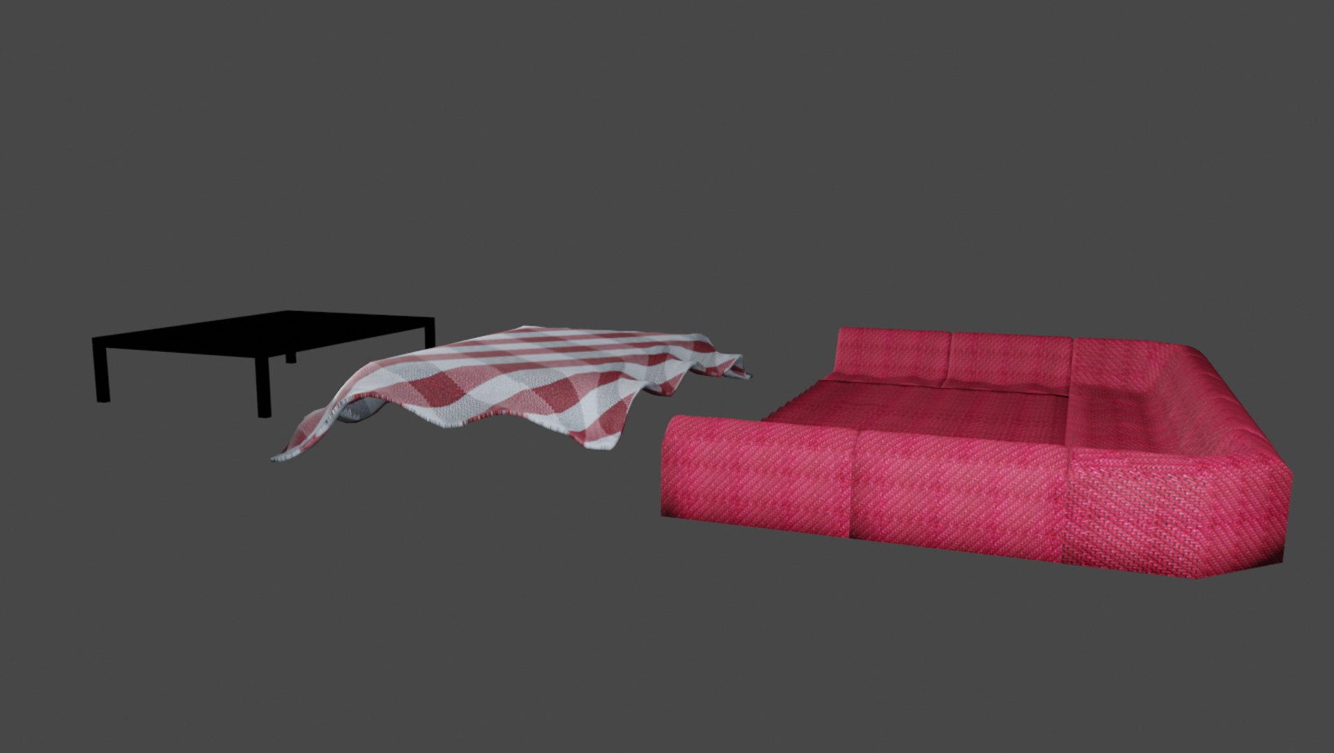 Kotatsu Japanese Table Model - TurboSquid 1486213