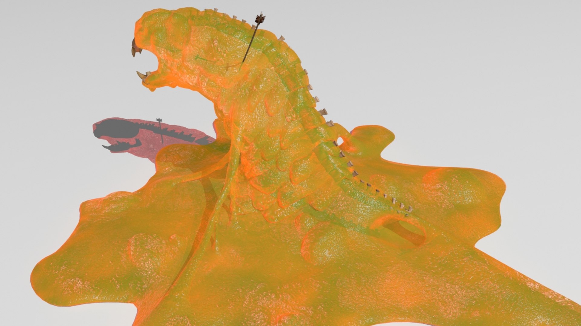 Rigged Slime Skeleton 3D Model - TurboSquid 1371400