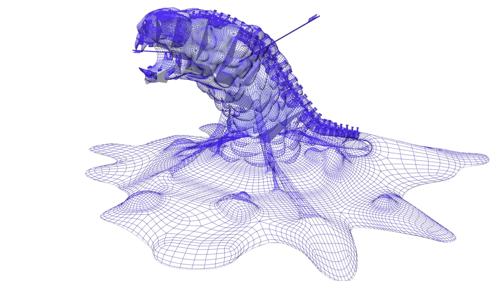 Rigged Slime Skeleton 3D Model - TurboSquid 1371400