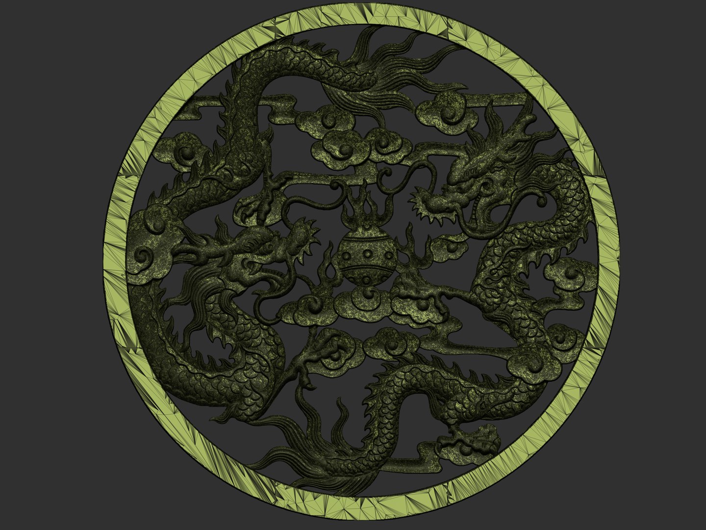 Two Dragons 3D - TurboSquid 2038469