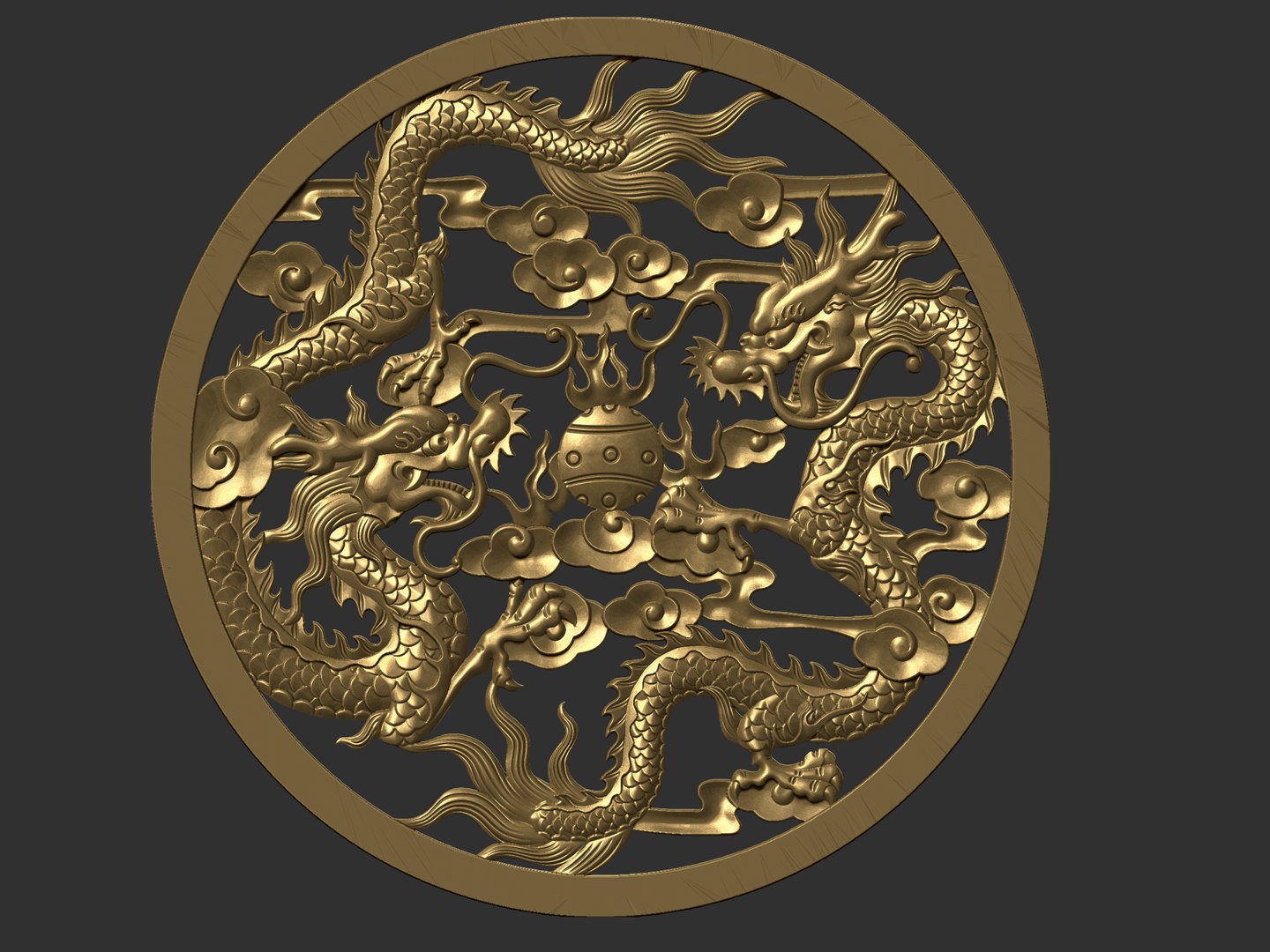 Two Dragons 3D - TurboSquid 2038469