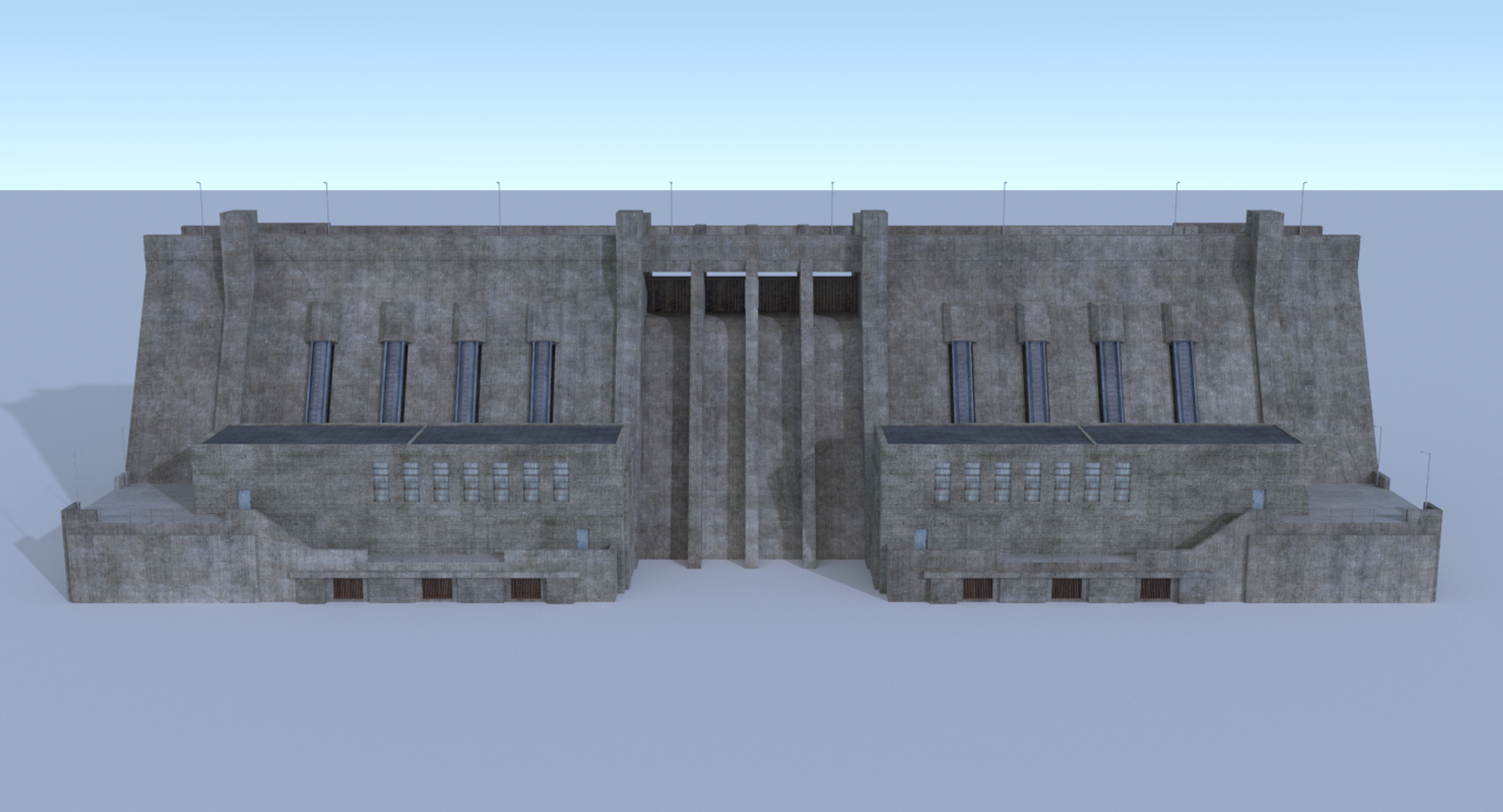 Hydroelectric Dam 1 Model - TurboSquid 1161643