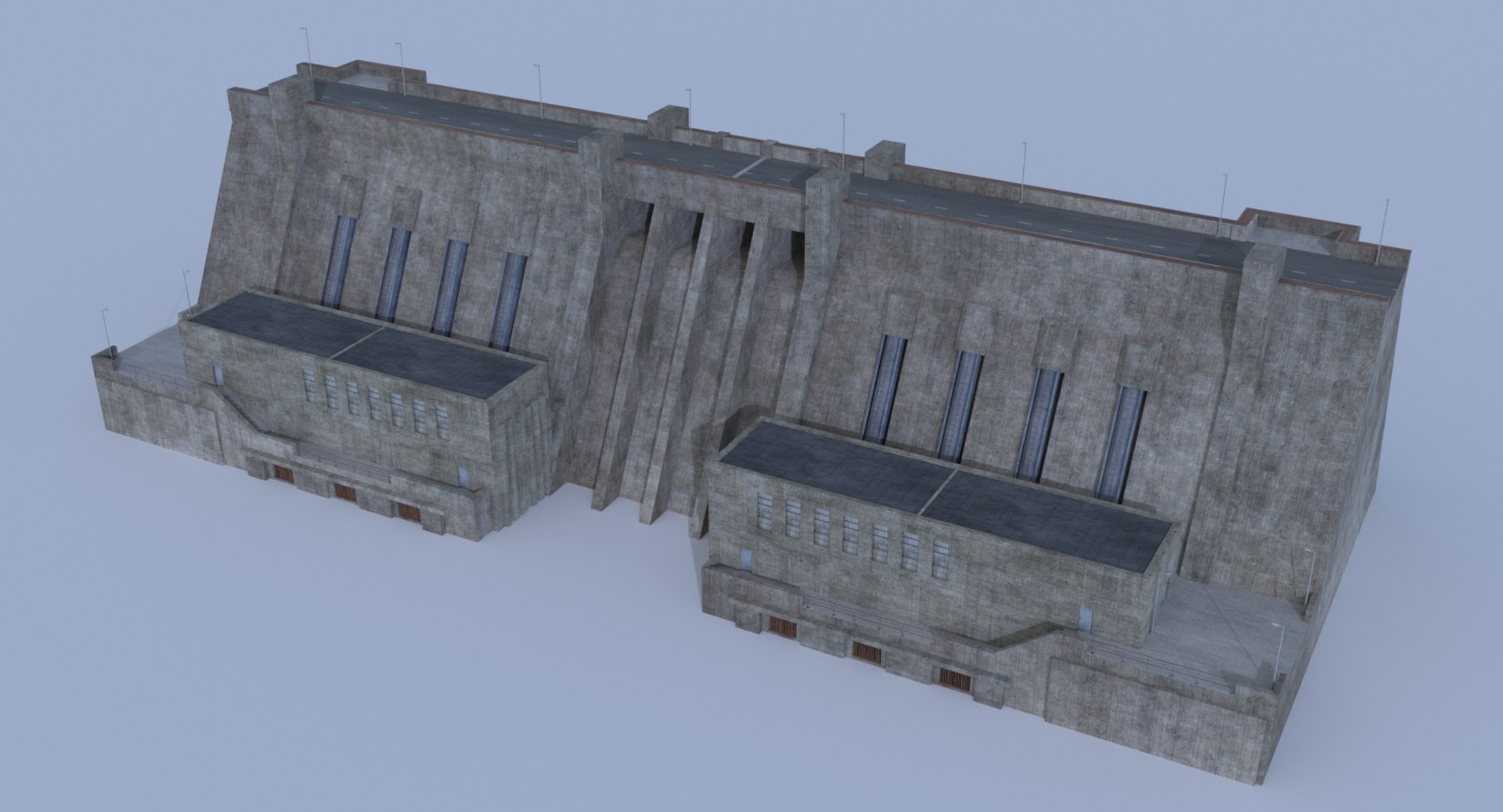 Hydroelectric dam 1 model - TurboSquid 1161643