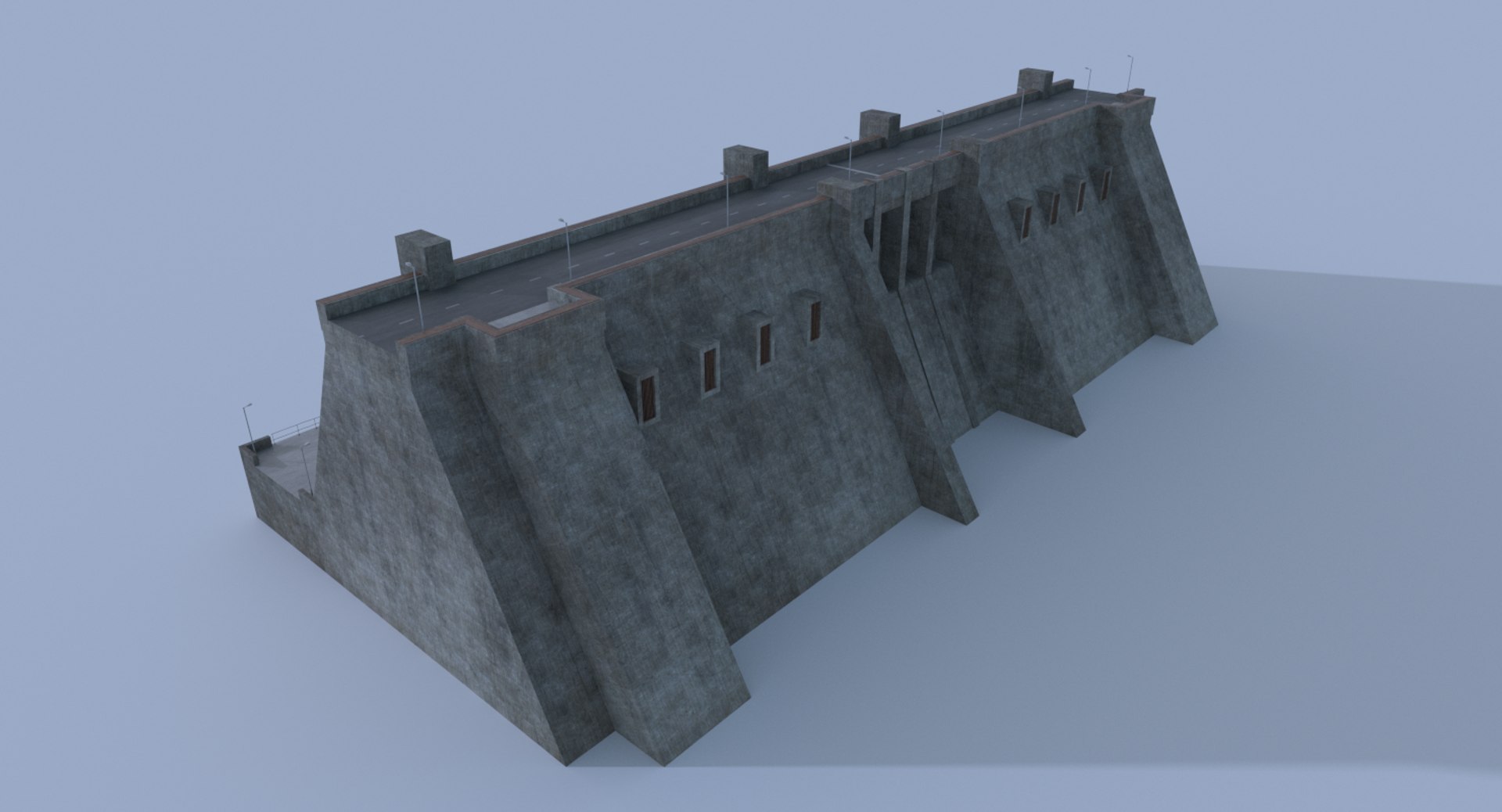 Hydroelectric Dam 1 Model - TurboSquid 1161643