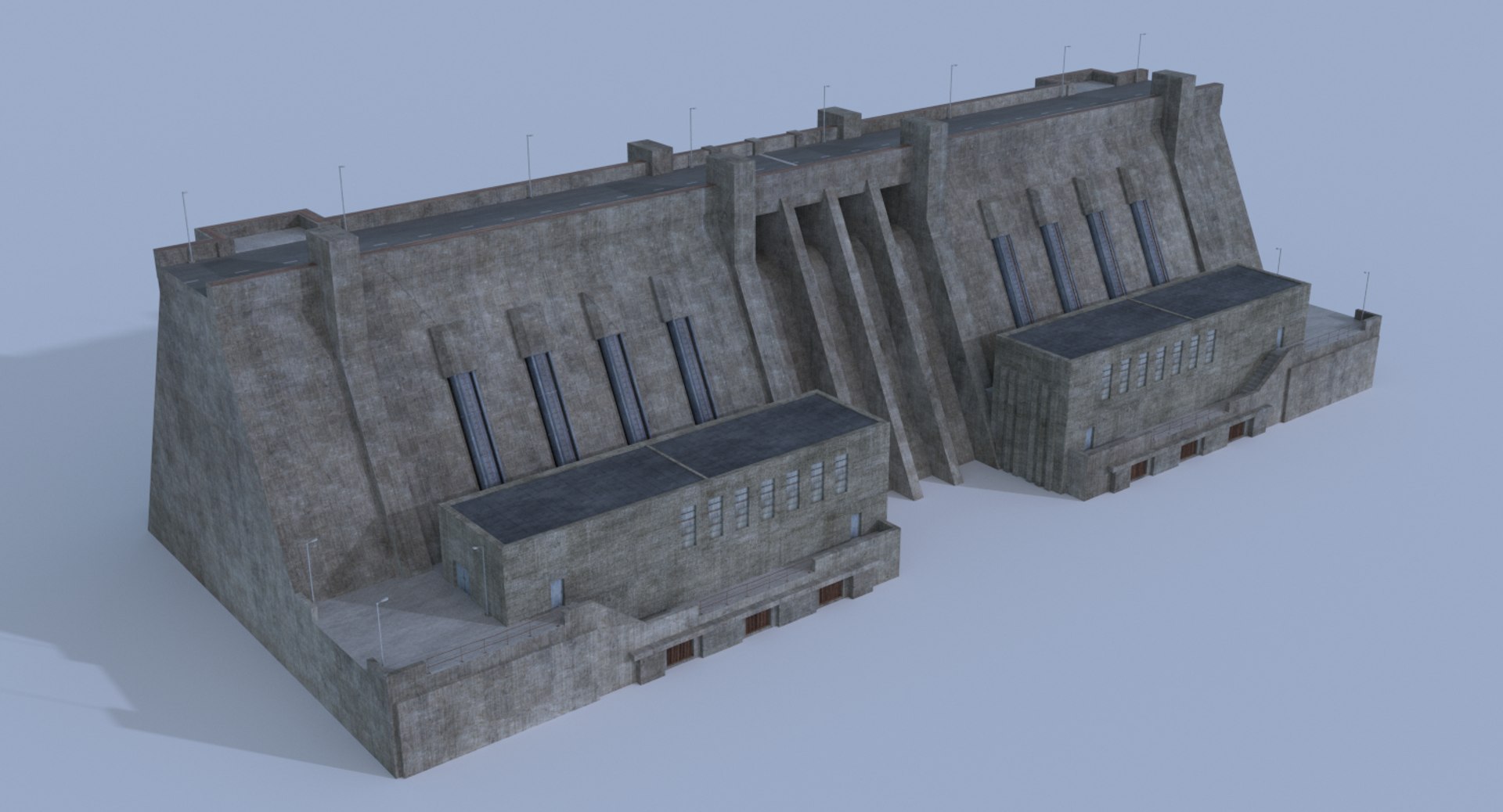 Hydroelectric Dam 1 Model - TurboSquid 1161643