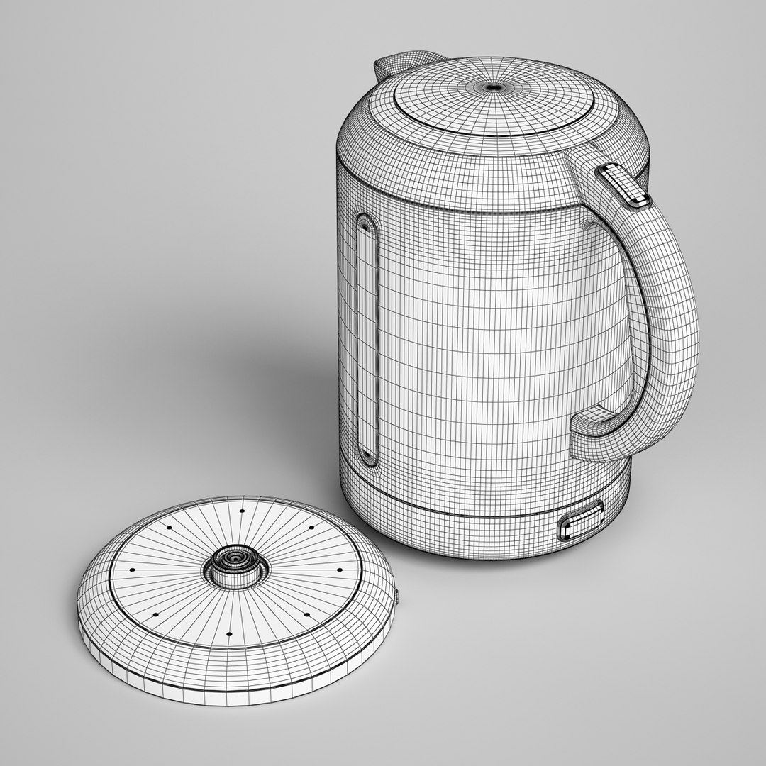 3d Electric Kettle 01 Model